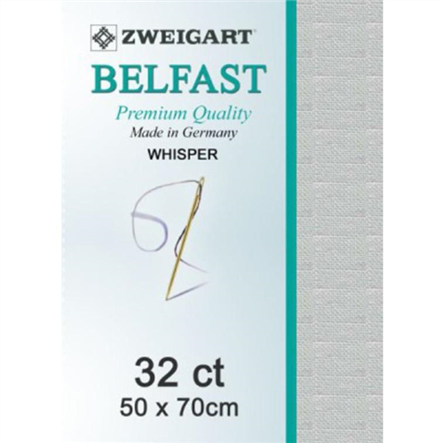 Zweigart Belfast 32ct 50x70cm | The Ribbon Rose