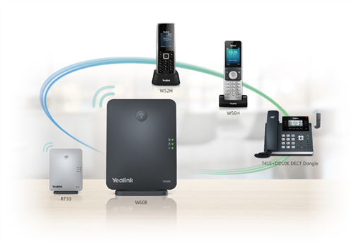 Dect Deskphone Solution, Deskphone And Dect Station W41P | SnapperNet
