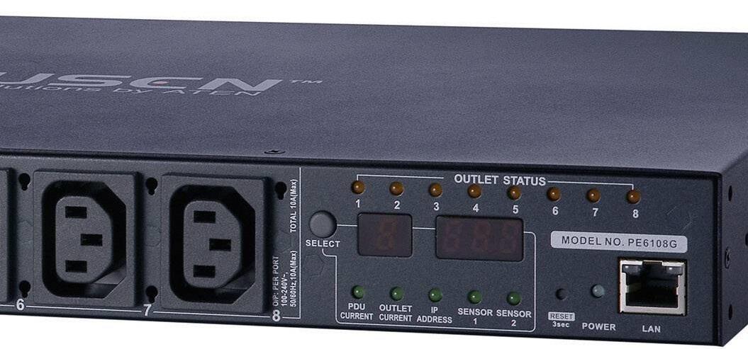 8-Port Smart Pdu, 8 X C13 Outlets, 1U Rackmount, 10A | SnapperNet