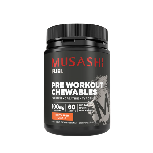 MUSASHI Pre-Workout Chewables NZ | Energy, Focus & Power | Sprint Fit