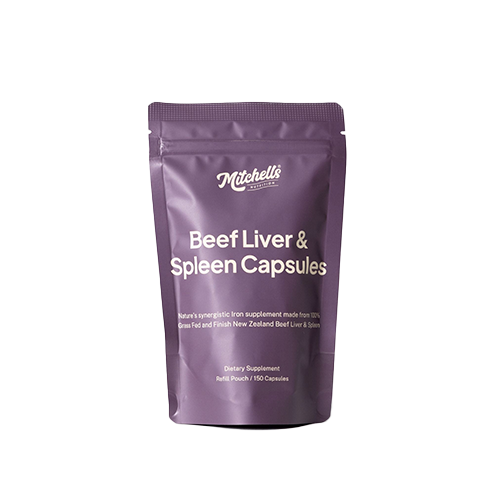 Mitchells Beef Liver & Spleen Capsules Refill Pouch NZ | Organ Nutrient ...