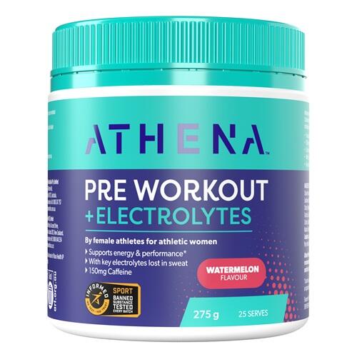 Athena Nutrition Pre-workout +Electrolytes | Sprint Fit NZ