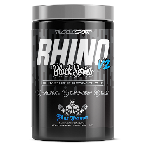 Musclesport Rhino Black V2 Pre Workout | Sprint Fit NZ