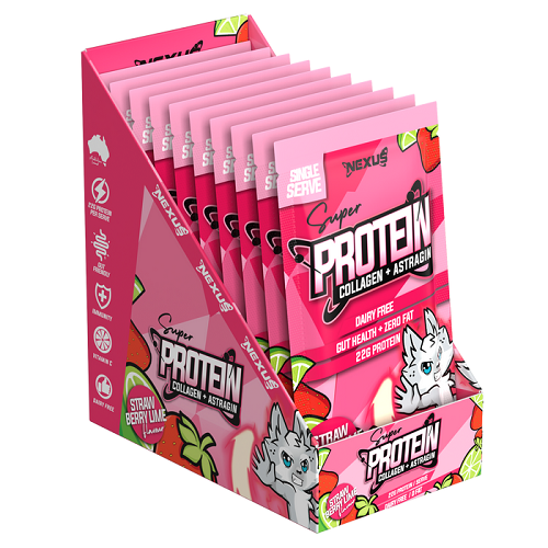 Nexus Sports Nutrition Super Protein Water 10 Sachet Box| Sprint Fit NZ